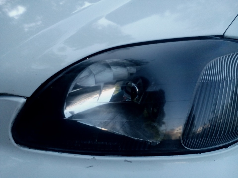 полировка фар — Honda Civic Coupe (6G), 1,5 л, 1997 года | своими ...