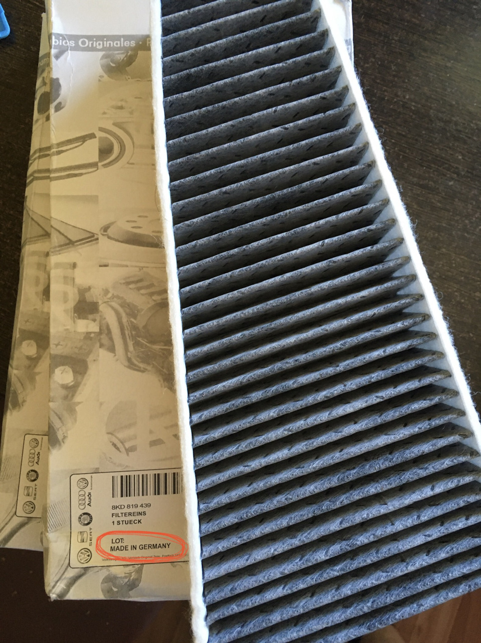 8KD819439 Фильтр салона VAG | Запчасти на DRIVE2
