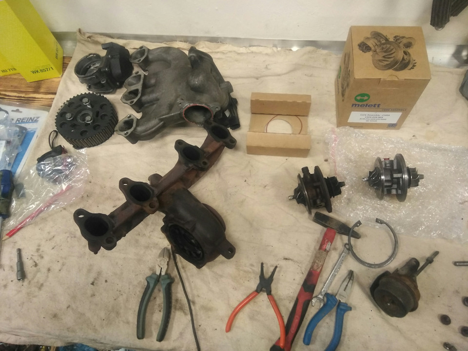 Ремонт Турбины! — Volkswagen Transporter T5, 1,9 л, 2007 года | поломка ...