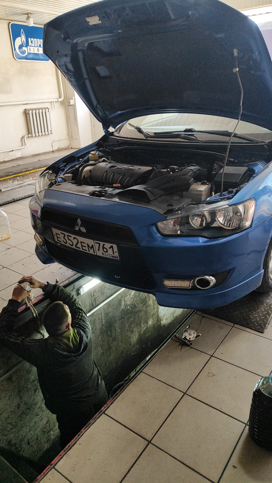 Замена Двс на 2.1 — Mitsubishi Lancer X, 2,1 л, 2008 года | визит на ...