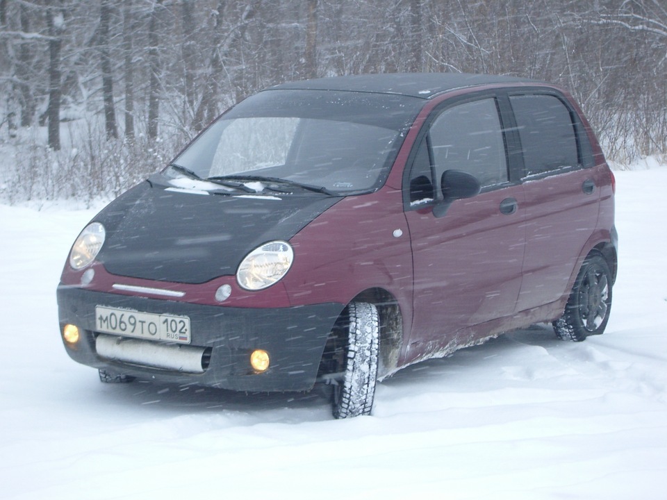 Зимняя фотасета — Daewoo Matiz (M100/M150), 0,8 л, 2011 года | просто ...