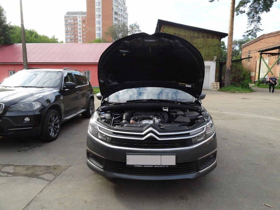 Амортизатор (упор) капота на Citroen C4 седан рестайлинг ...