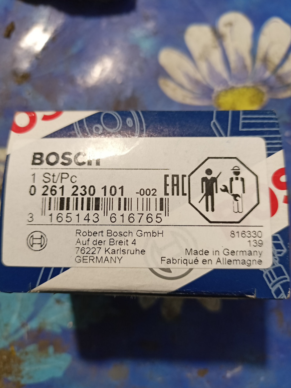 0261230101 Датчик давления наддува BOSCH | Запчасти на DRIVE2
