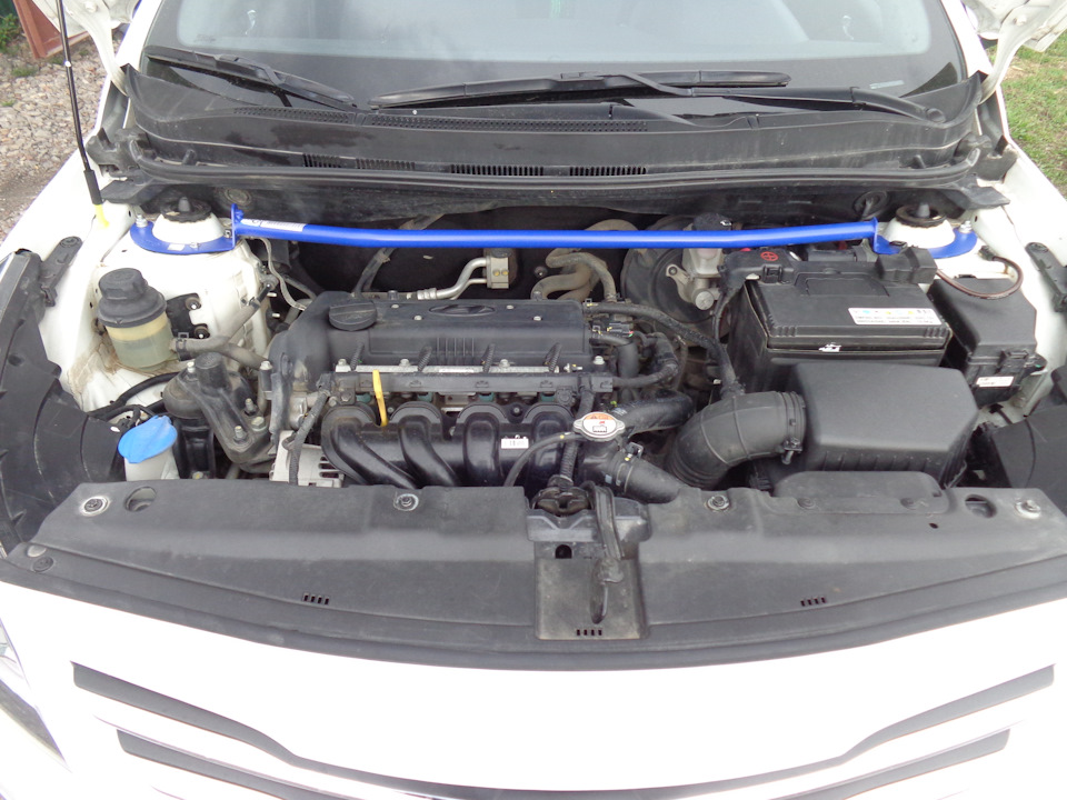 Распорка стоек. — Hyundai Solaris (1G), 1,6 л, 2015 года | тюнинг | DRIVE2