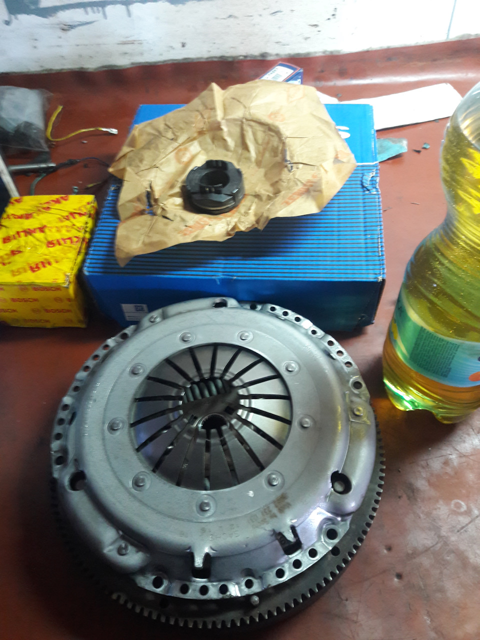 Сцепление заменено, теперь я на одномассовом. — Skoda Octavia A4 Mk1, 1 ...