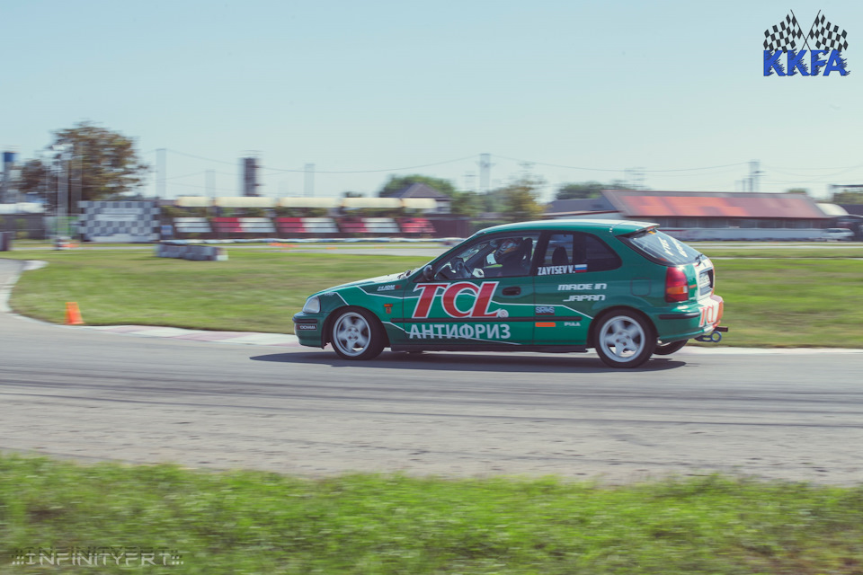 Ещё фото с Шестого этапа Time Attack KKFA 2016 — Honda Civic Hatchback (6G), 1,6 л, 1998 года ...