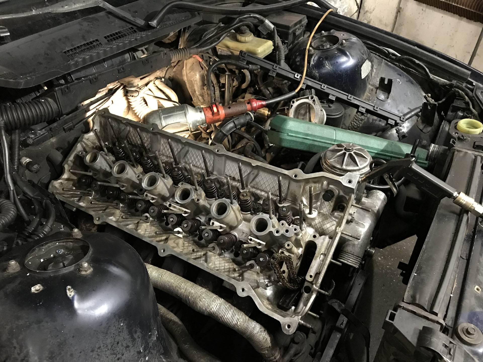 Переборка ГБЦ — BMW 3 series Coupe (E36), 2 л, 1992 года | визит на ...