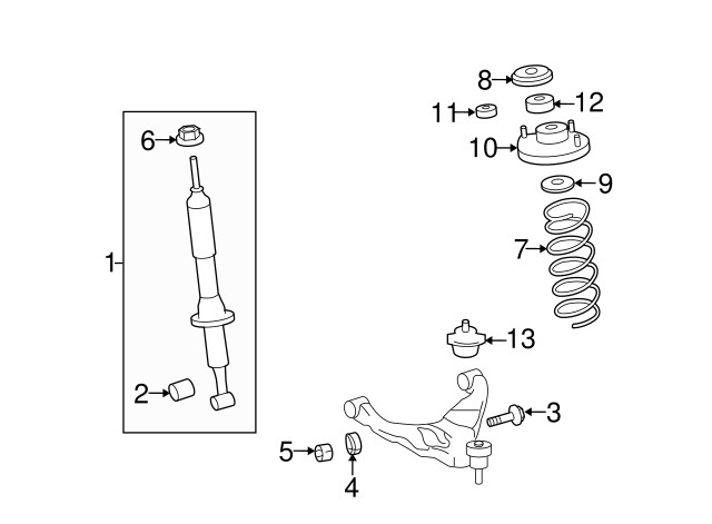 4853660010 СТОЙКА ПЕРЕДНЯЯ ПРАВ TOYOTA LEXUS | Запчасти на DRIVE2
