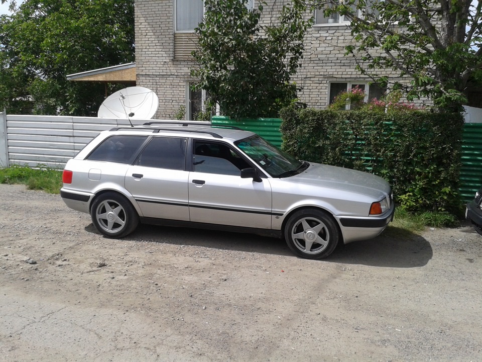 Друзья тоже на AUDI и на дисках.))) — Audi 100 (C4), 2,3 л, 1991 года ...