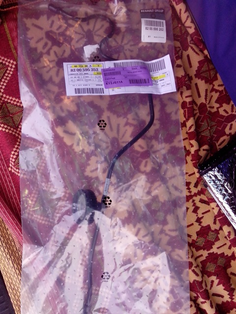 8200595252 Трубка сцепления d=8mm (плас) RENAULT | Запчасти на DRIVE2