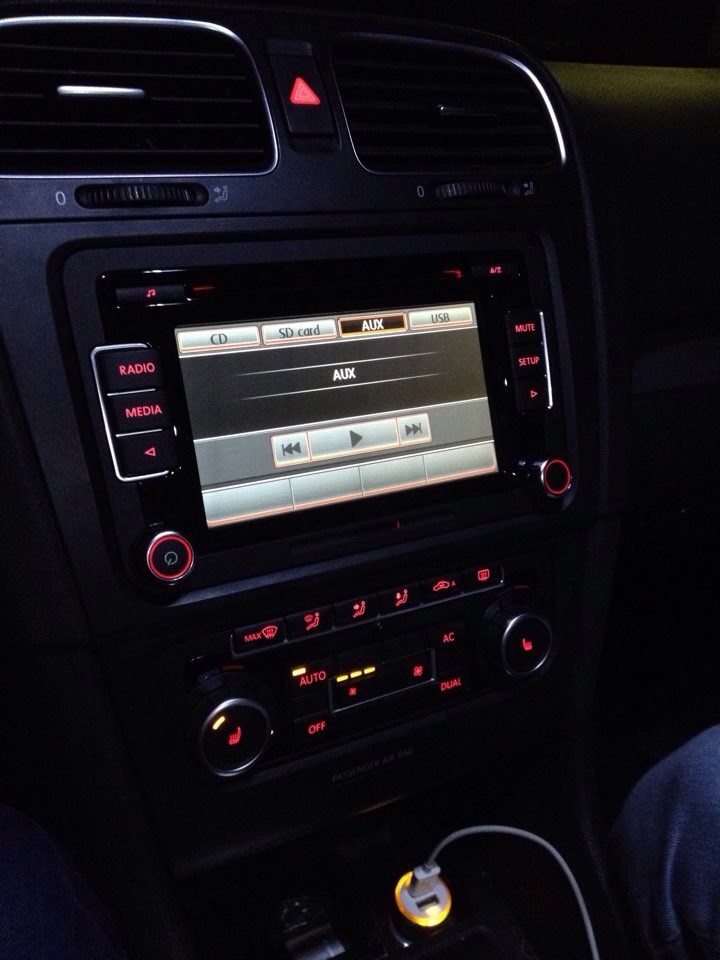 RCD-510 Delphi — Volkswagen Golf Mk6, 1,4 л, 2010 года | автозвук | DRIVE2