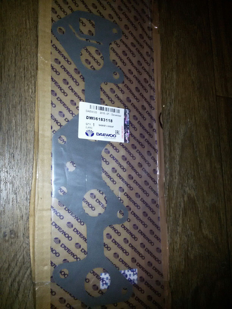 96183118 Прокладка впускного коллектора GM | Запчасти на DRIVE2