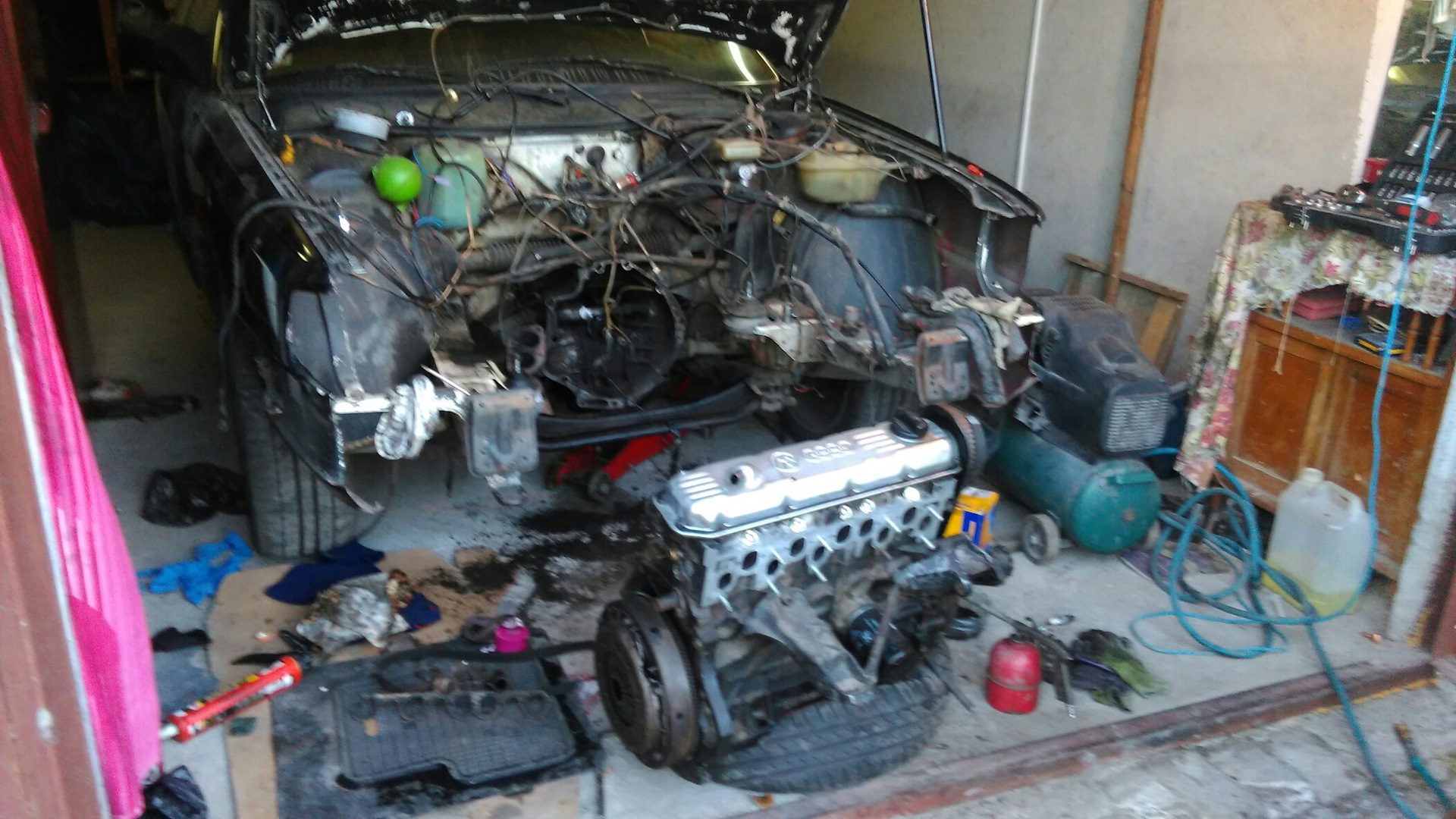 Swap с 1.9 на 2.1WC — Audi 100 (C3), 2,1 л, 1983 года | своими руками ...