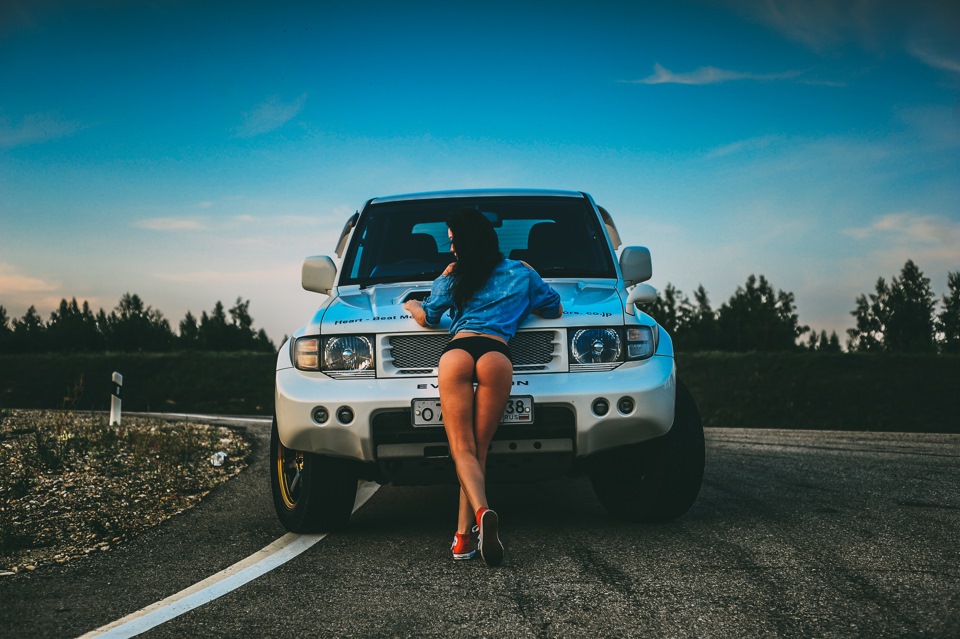 летний фотосет с Mitsubishi Pajero Evolution — DRIVE2