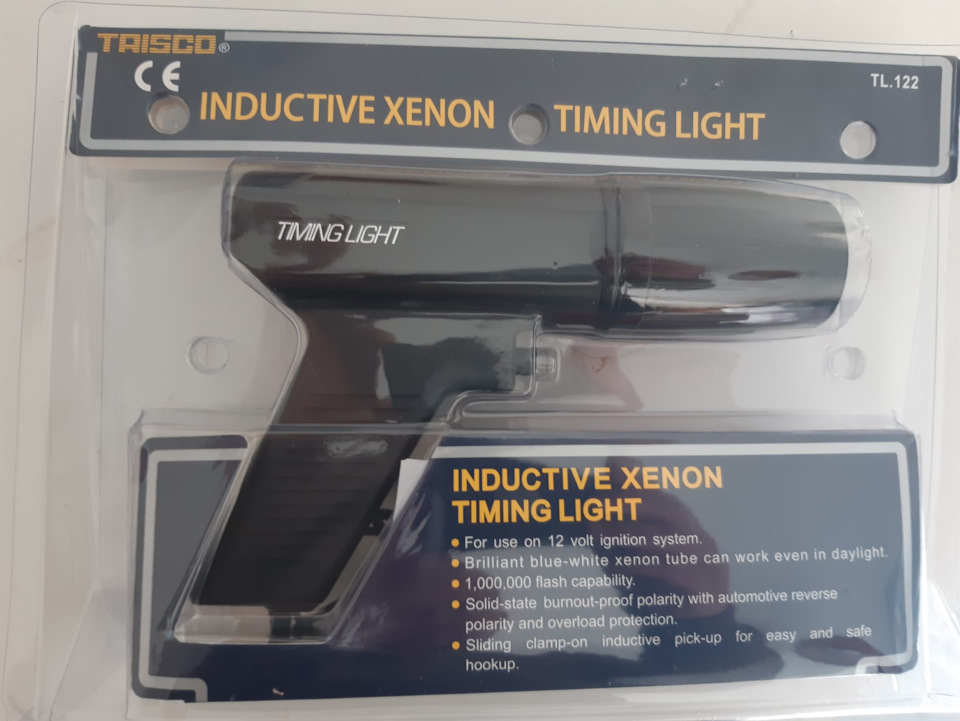 INDUCTIVE XENON TIMING LIGHT TL.122-СТРОБОСКОП ТЛ.122 — Toyota Carina E, 1,6 л, 1994 года ...
