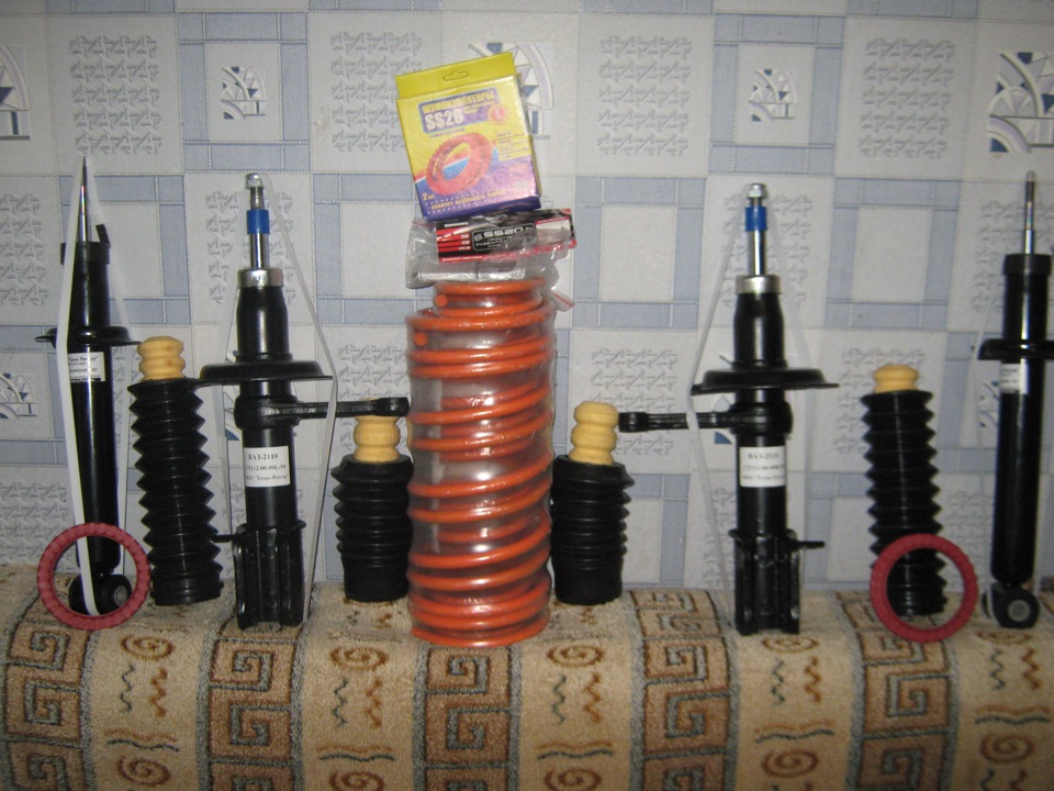 Новая подвеска TECHNO RESSOR -50 — Lada 21104, 1,6 л, 2006 года | тюнинг | DRIVE2