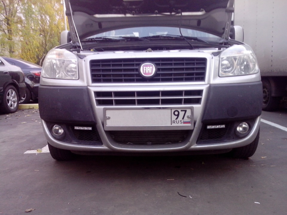 Установка ДХО Narva 12830WLNVAX1 — FIAT Doblo (1G), 1,3 л, 2010 года ...