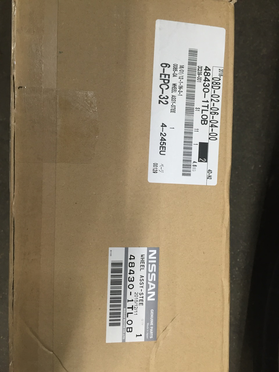 484301TL0B WHEEL ASSY-STEE NISSAN INFINITI | Запчасти на DRIVE2