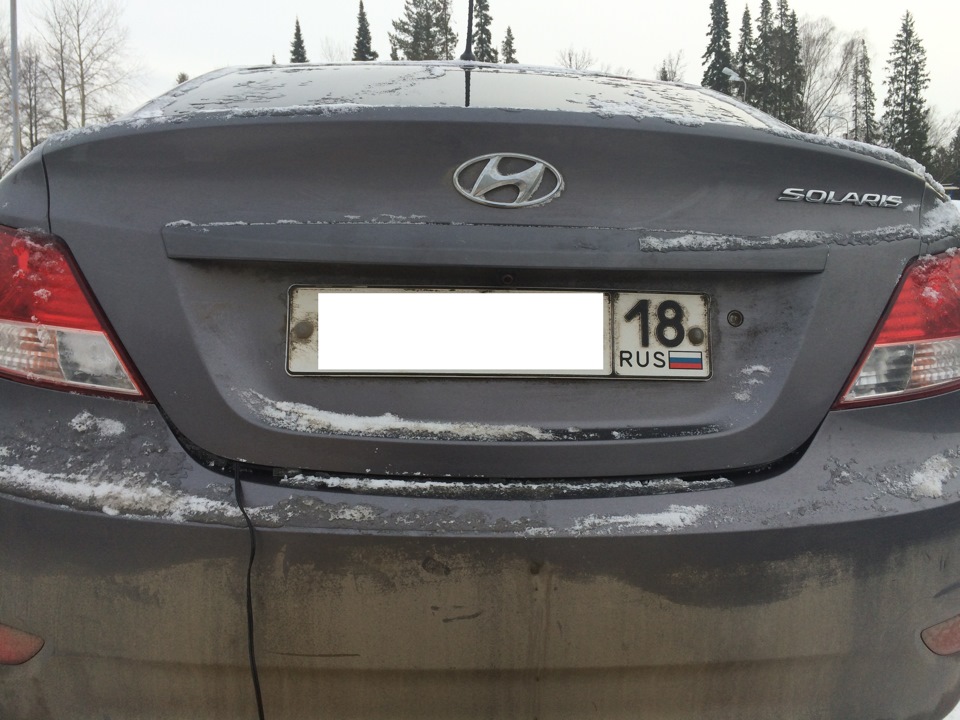 Потеет фонарь задней птф… — Hyundai Solaris (1G), 1,6 л, 2011 года ...