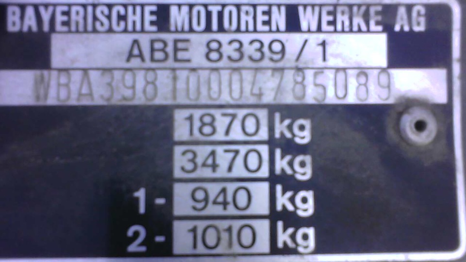 ЖЕЛЕЗО ДЛЯ РЕМОНТА КУЗОВА — BMW 5 series (E12), 2,8 л, 1980 года ...