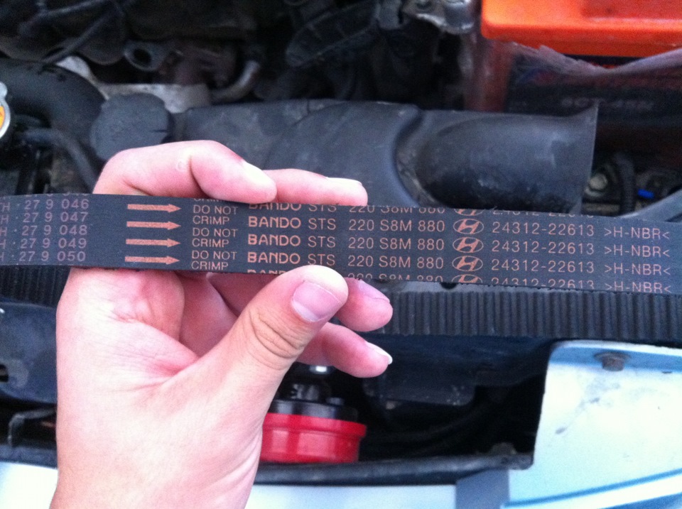 2431222613 Ремень грм (sohc) KIA HYUNDAI | Запчасти на DRIVE2