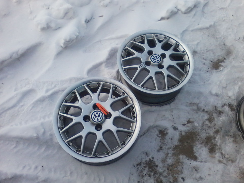 BBS RX2 (составные) — Volkswagen Golf Mk3, 1,6 л, 1993 года | колёсные ...