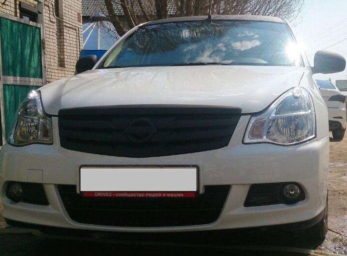 Обновила решетку и покрасила зеркала ))) — Nissan Almera V (G11/15), 1 ...