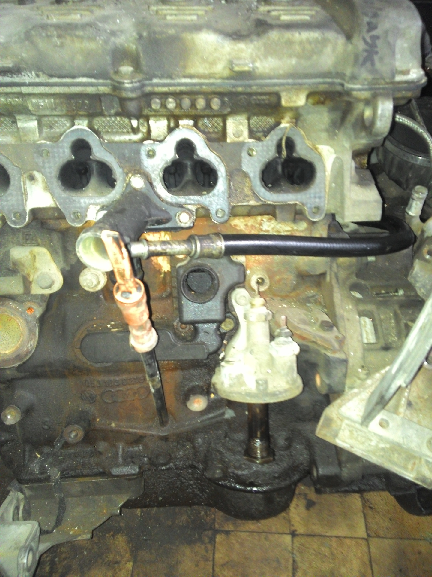 Продаю двигатель асе 16 клапанов 140 л с — Audi 80 B4 2 л 1995 года