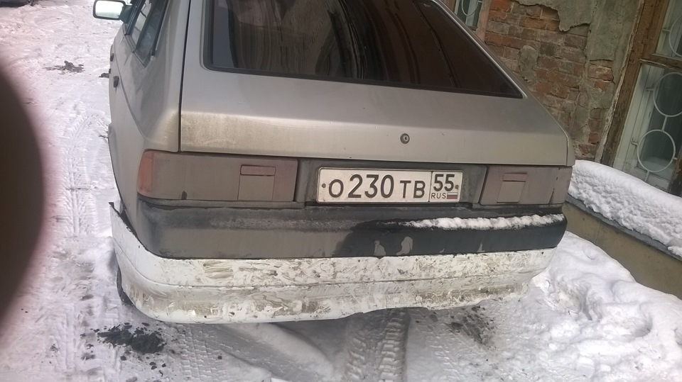 Задний бампер 2141+2114 — Москвич Святогор, 2 л, 1998 года | стайлинг ...