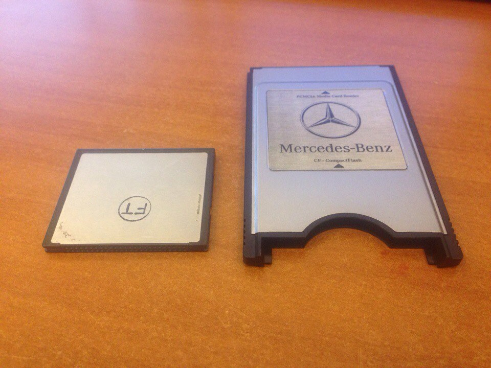 Переходник PCMCIA — CF для Команда — Mercedes-Benz S-Class (W221), 3,2 ...