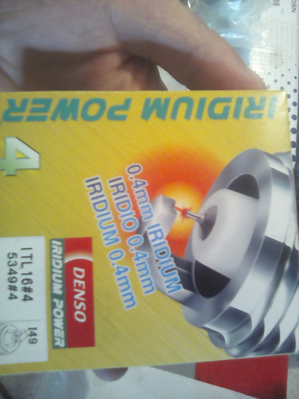 ITL16 Свеча (iridium power) itl16 DENSO | Запчасти на DRIVE2