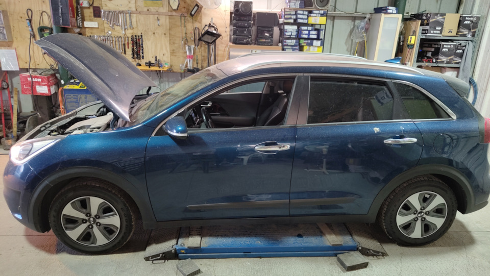 Т.О 75000 — KIA Niro (1G), 1,6 л, 2018 года | плановое ТО | DRIVE2