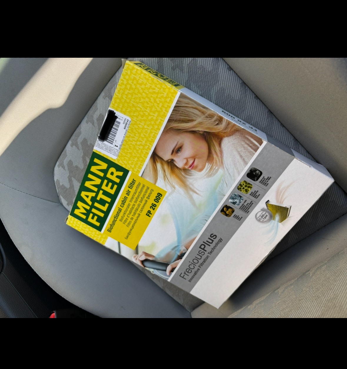 Салонный фильтр Mann Frecious Plus — Audi A3 (8V), 1,8 л, 2013 года | расходники | DRIVE2