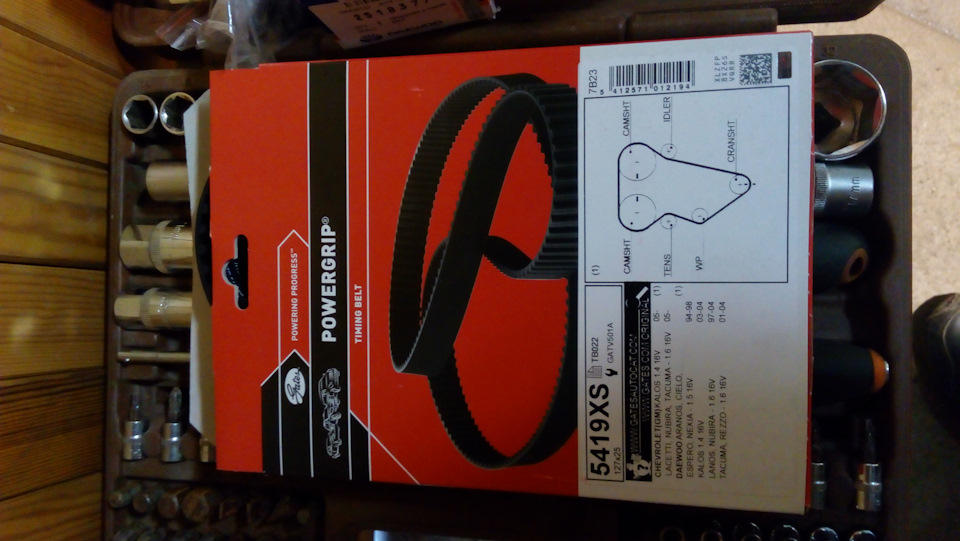 Замена ГРМ — Chevrolet Lacetti Sedan, 1,4 л, 2011 года | своими руками ...