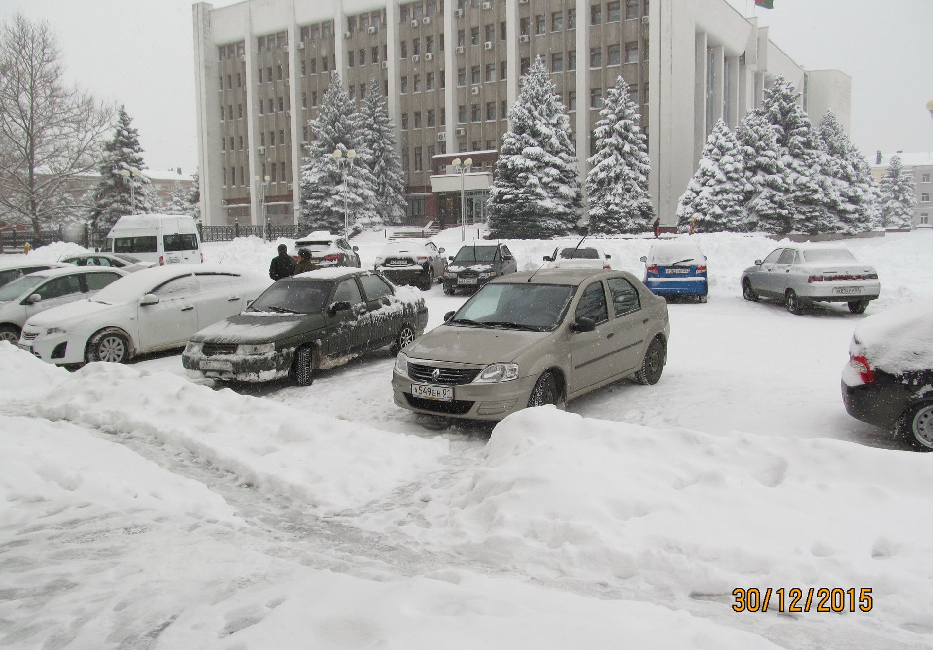 Зимние шины — Renault Logan (1G), 1,4 л, 2011 года | шины | DRIVE2