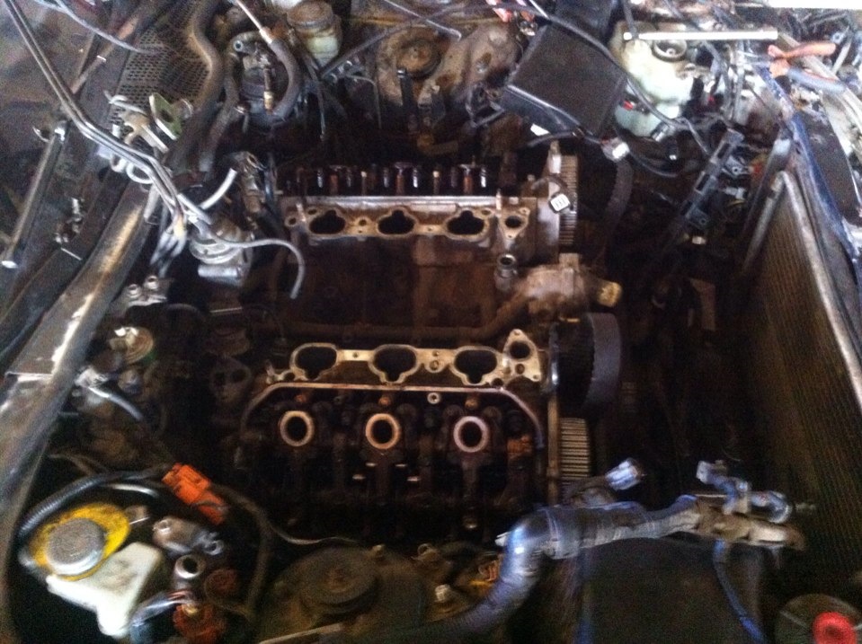 Последствия аварии — Honda Legend (KA7), 3,2 л, 1992 года | своими ...