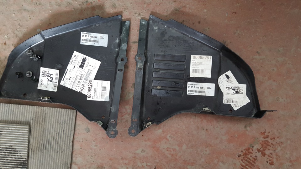 аэродинамический обвес, окончание. — BMW 5 series (E60), 2,5 л, 2005 ...