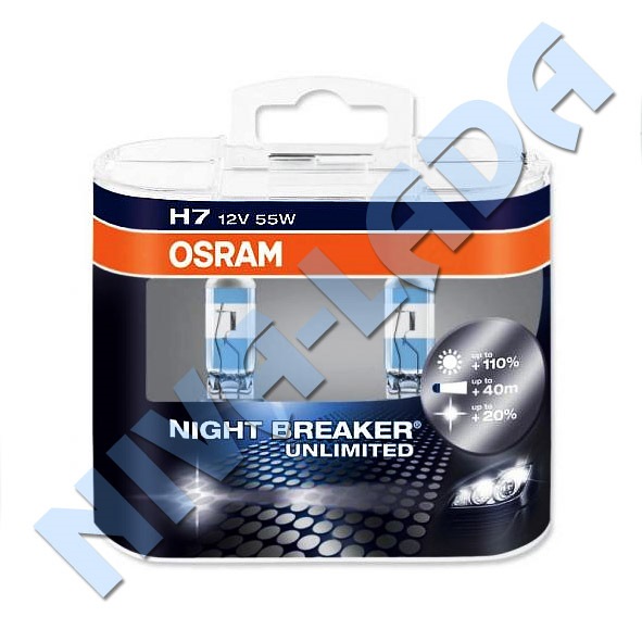 Niva-Lada4x4, Лампа H7 Osram 55+110% (64210 NBU) Night Breaker ...