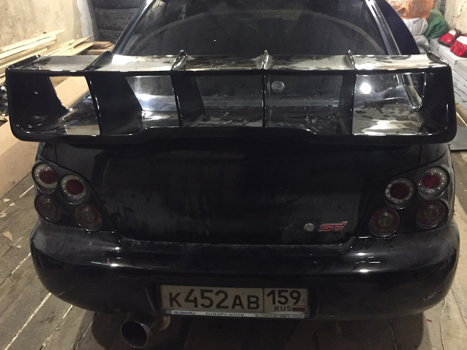 Поставил спойлер WRC и оптику MORETTE — Subaru Impreza WRX STI (GD), 2 ...