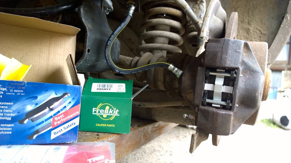 Тормоза — Mercedes-Benz S-Class (W126), 3 л, 1986 года | своими руками ...