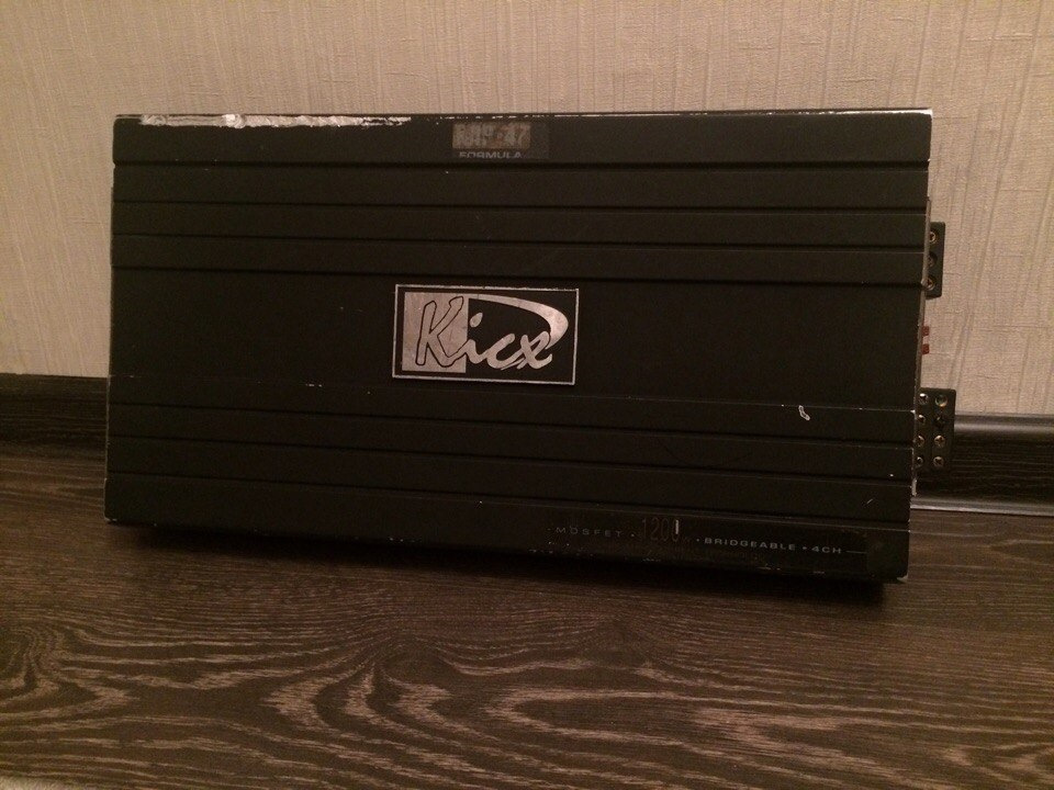 Музыка в авто.Часть 4. 4-канальный усилитель Kicx KAP-47 — Audi TT (1G), 1,8 л, 2005 года ...