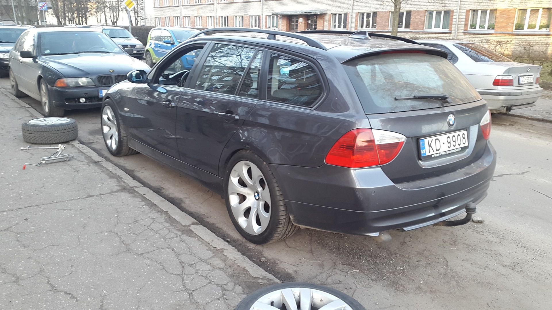 E91 style 121 R19 — BMW 3 series Touring (E91), 2 л, 2007 года ...