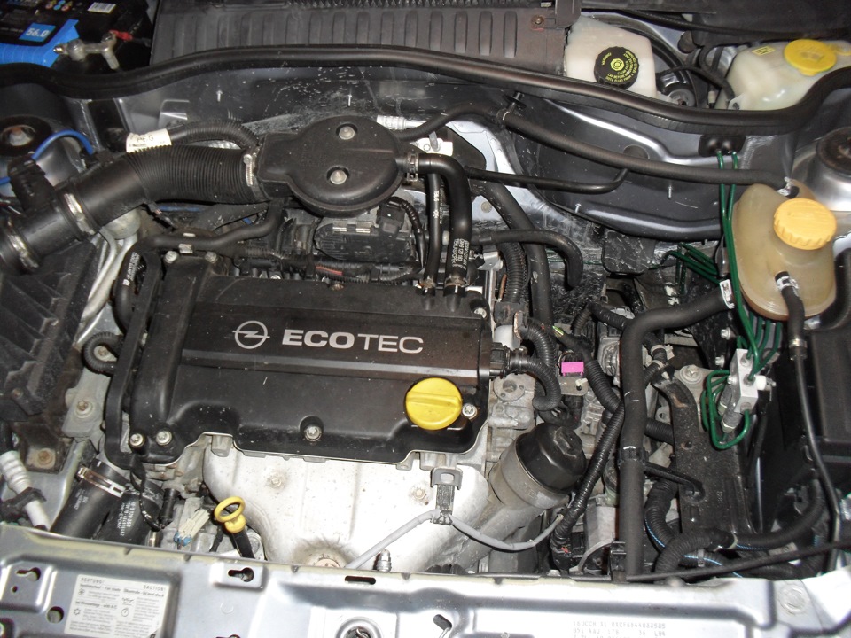 Замена ГРМ+гидрокомпенсаторы+поликлиновый ремень — Opel Corsa C, 1,2 л ...