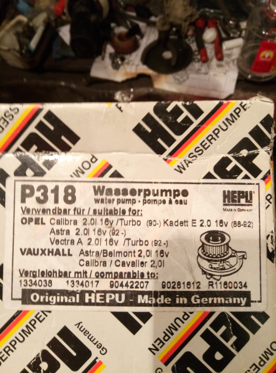 90281612 Водяной насос GM | Запчасти на DRIVE2