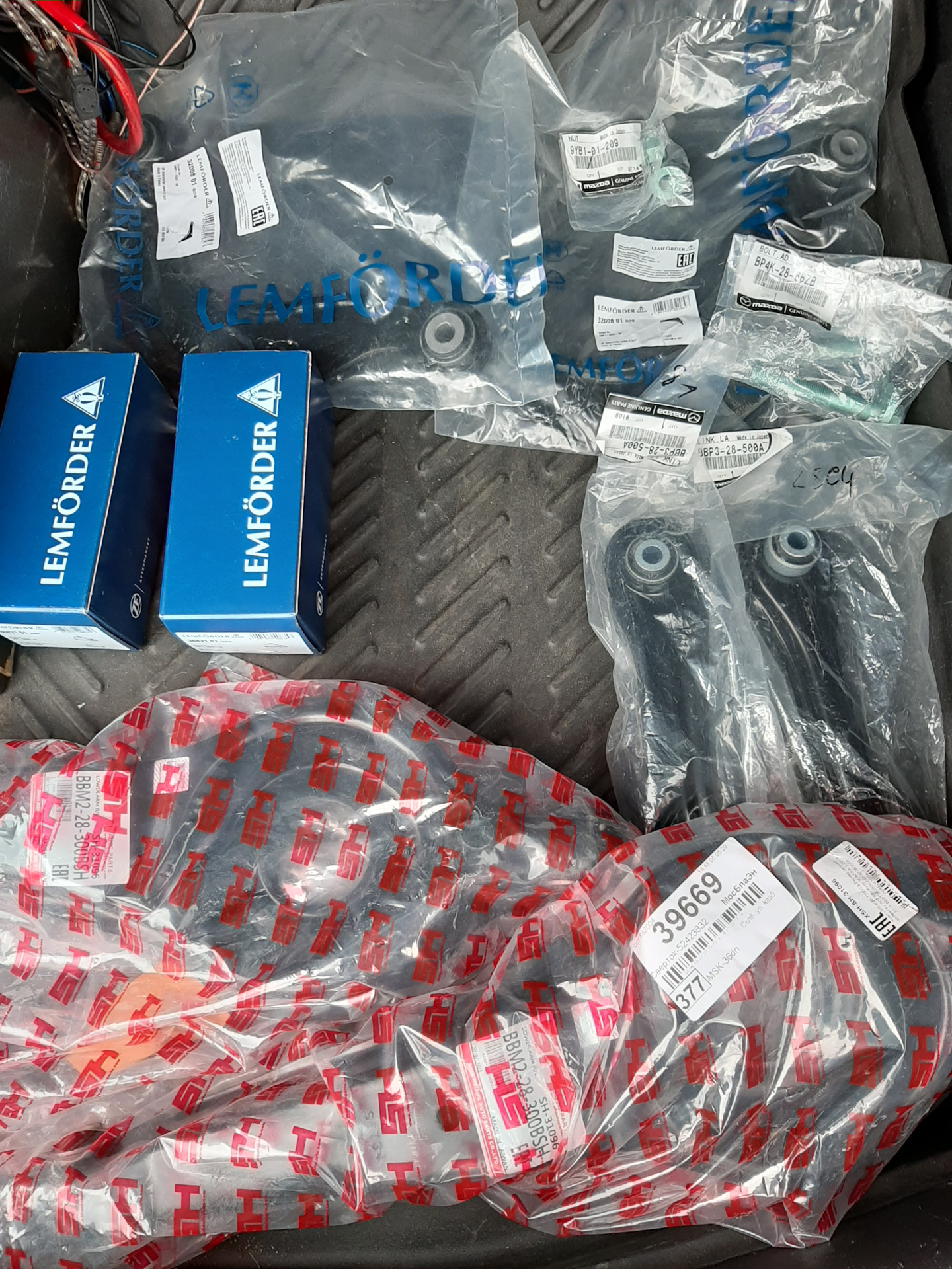Ремонт задней подвески+Eibah Pro Kit — Mazda 3 (1G) BK, 2 л, 2006 года ...