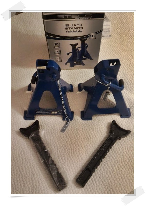 Подставки под автомобиль регулируемые STELS — Opel Corsa D, 1,2 л, 2009 ...