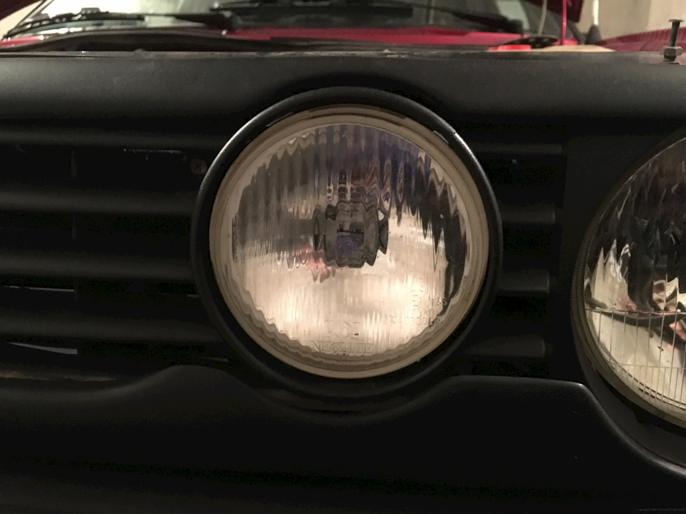 Новые доп фары в решетку — Volkswagen Golf Mk2, 1,6 л, 1986 года ...