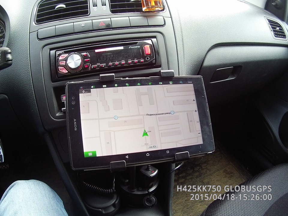 Держалка для планшета — Volkswagen Polo Sedan, 1,6 л, 2015 года ...