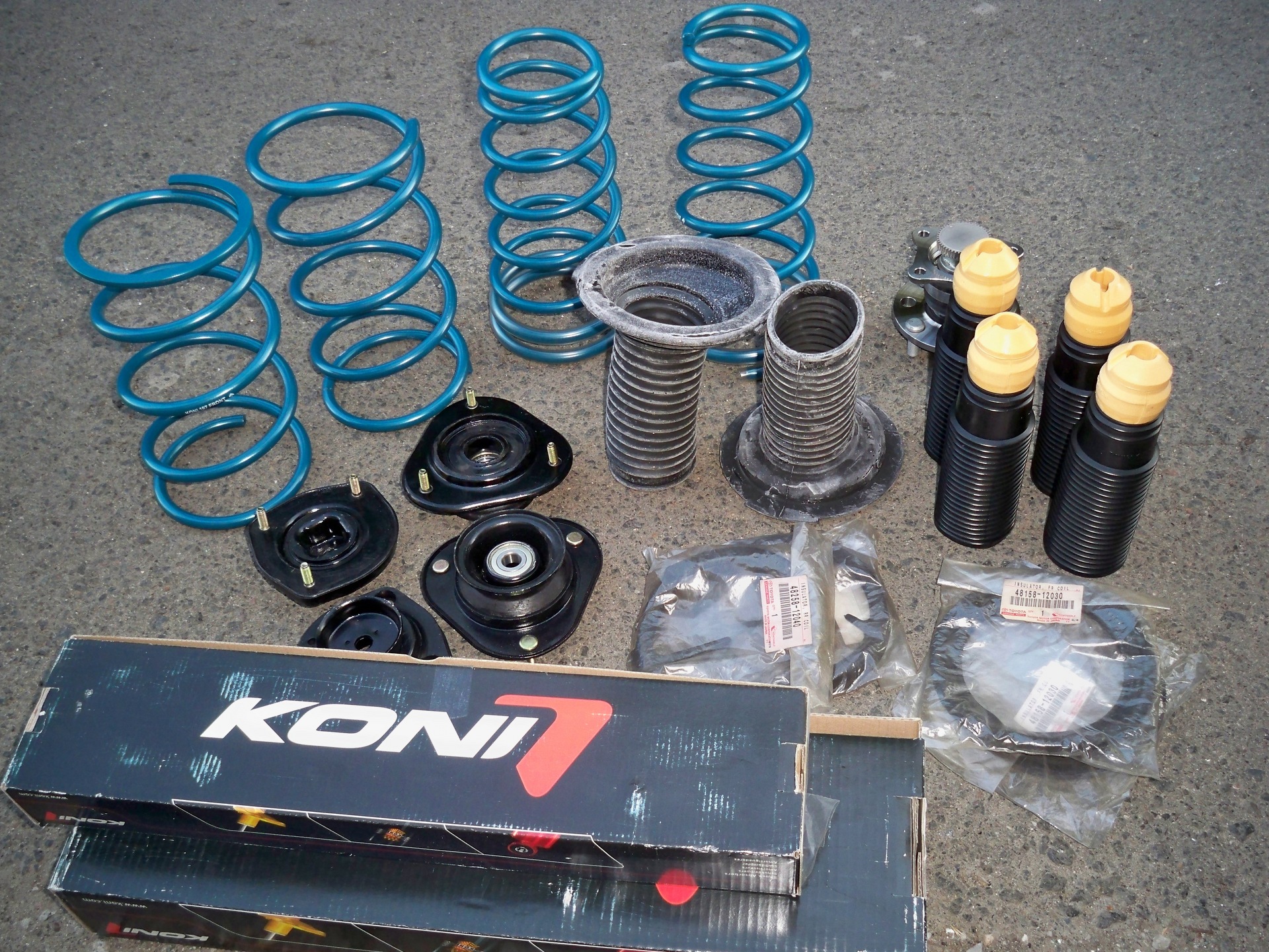 KONI SPORT KIT — Toyota Corolla (100), 1,3 л, 1992 года | тюнинг | DRIVE2
