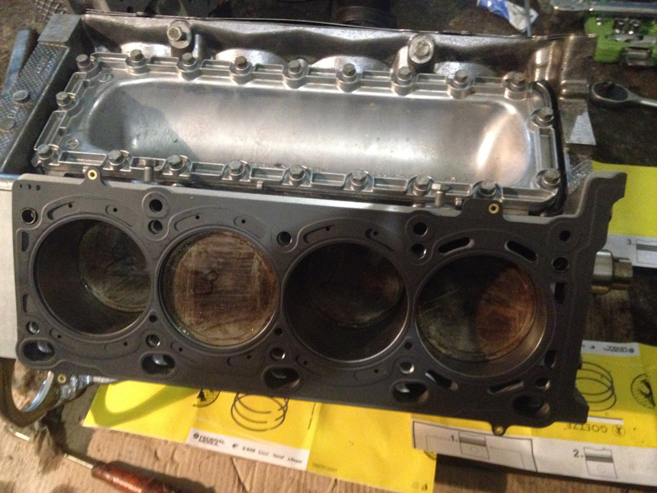 Сборка двигателя M62B44TU: Часть 3 — BMW 7 series (E38), 4,4 л, 2000 ...